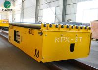 China Roller Table Battery Powered Transfer Trolley On Rail for sale