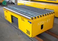 China Roller Table Battery Powered Transfer Trolley On Rail for sale
