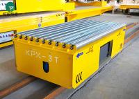 China Roller Table Battery Powered Transfer Trolley On Rail for sale