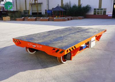 China Heavy Duty Material Transfer Battery Operated Steel Plate Rail Car for sale