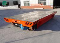China Heavy Duty Material Transfer Battery Operated Steel Plate Rail Car for sale