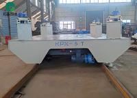China Foundry factory electric battery driven material transfer cart on rail for sale