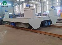 China Foundry factory electric battery driven material transfer cart on rail for sale
