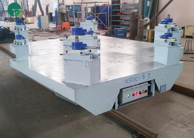 China Foundry factory electric battery driven material transfer cart on rail for sale