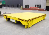 China Heavy Load Rail Steel Plate Handing Electric 50t Transfer Carts for sale
