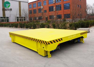 China Heavy Load Rail Steel Plate Handing Electric 50t Transfer Carts for sale