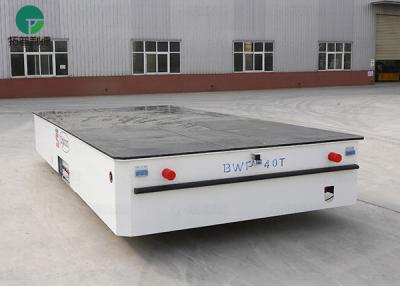 China 20Tons Warehouse Steerable Trackless Electric Transfer Cart for sale