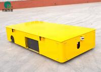 China Steerable Flatbed Cargo Heavy Duty Electric Platform Trolley for sale