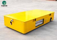China Steerable Flatbed Cargo Heavy Duty Electric Platform Trolley for sale