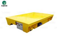 China Battery Powered Steel Plate Transfer Heavy Duty Plant Trailer for sale