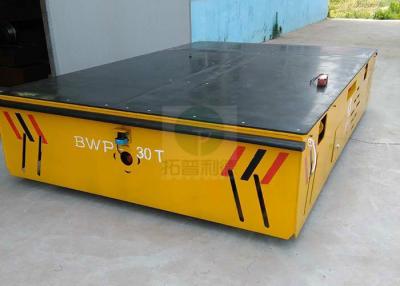 China Battery Powered Transfer Carts Die Electric Transfer Trolley 20T Coil Handling Car With Sensors for sale