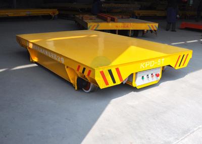 China Machinery Plant Electric Heavy Duty Platform Transfer Motorized Rail Flat Cart for sale