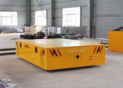 China 25t trackless flat transfer cart on cement floor with polyurethane wheel for sale