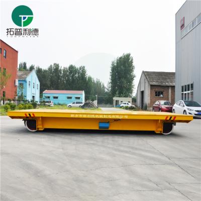 China 50t Battery Industrial Railroad Transfer Trolley For Warehouse Interbay Cargo Handling for sale