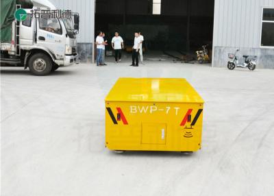 China 3 T Motorized Trackless Transfer Carriage With Battery Driven Flexible Turn For Die Handling for sale