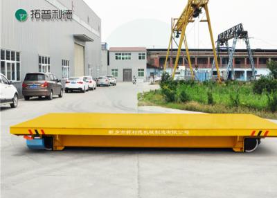 China 80T Motorized Rail Trailer for shop production line cargo handling for sale