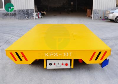 China Large Capacity Electric Powered Automatic Shipbuilding Goods Transport Transfer Trolley On Track for sale