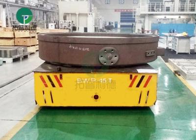 China 15 Ton Multidirectional Battery Powered Trolley For Internal Material Handling for sale