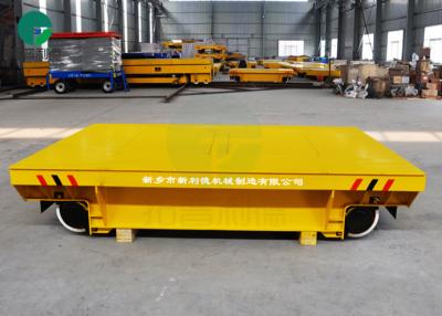China Anti-high Temperature Painting Line Battery Operated Rail Guided Transfer Cart for sale