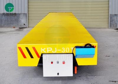China 30T Load Slab Rail Transfer Cars Handling Heavy Equipment Trailer With Warning Alarm for sale