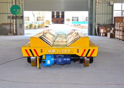 China 50 Ton Motorised Electric Power Steel Coil Railway Transport Cart Trolley for sale