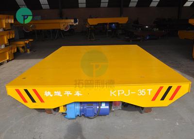 China Long Distance Interbay transfer Heat Resistant Flat Handling Wagon Running on Rail for sale