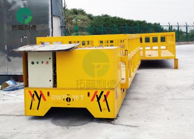 China Plant Automatic Transport Die Mold Handling Self-Propelling Flat Trolley On Wheels for sale