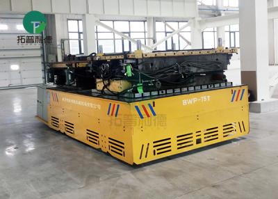 China Large Capacity Battery Driven Steerable Towed Mold Transfer Truck With Remote Control for sale