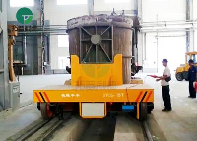 China 55ton metal ore factory plant interbay transport railway guided power wagon for sale