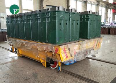 China Die Plant Battery Powered Automatic Mold Transport Trolley On Rail for sale