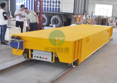 China Rail Flatbed Transfer Cart 50T Paper Making Industry Automated Transfer Vehicle on Railways for sale