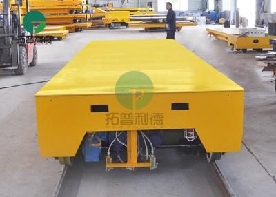 China 20T transfer cars for steel mould handling on curved rails mold transfer bogie for sale