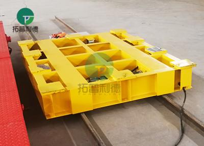 China Automatic welding carriage handling rail cart with hydraulic system in plant for sale