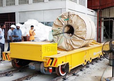 China Shipyard Transport Flat Bed 60 Tons Electric Transfer Cart for Handling Steel Plates for sale