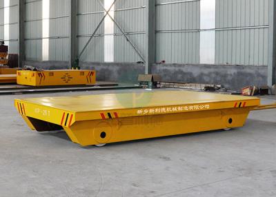 China high temperature proof 10 ton on rail guide powered cart for molds for sale