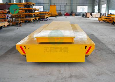 China 30 Ton Heavy Duty Material Handling Platform Cable Powered Electric Flat Transfer Cart With Lifting System for sale