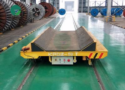 China 50-100 TON V-deck Wire Coil Motorized Transfer Open Die Handling Truck for sale