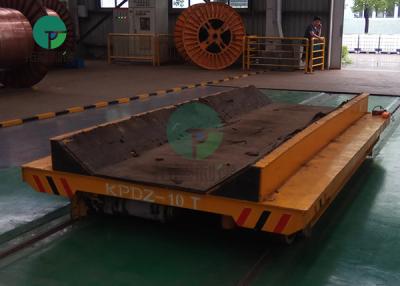 China 10 Ton Steel Billet Coil Transfer Trolley Ladle Transporter Workshop Movable Rail Cart for sale