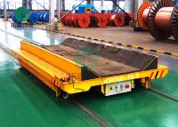 China V-Block 20t Electric Industrial Coil Transfer Cart for sale