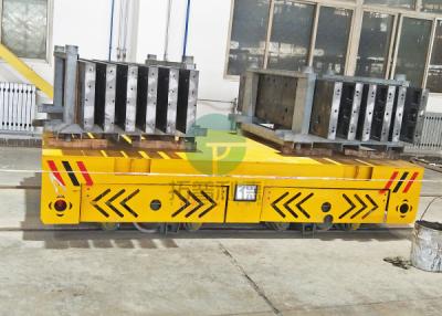 China Heavy Load Motorized Industrial Interbay Reliable Material Transfer Trolley for Hot Pipes Handling for sale