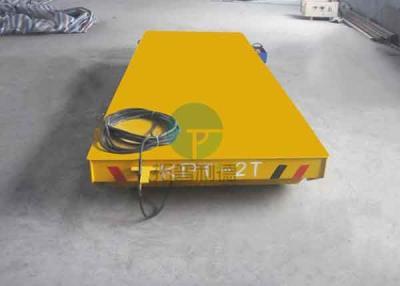 China Precast Concrete Industry Plant Motorized Handling Load Arc Rail Transport Wagon for sale