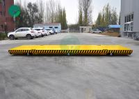 China Electric Flatbed Battery Operated Machine Parts Handling Cart On Rail for sale