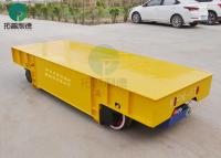 China Steel Industry Flatbed Electric Rail 50t Transfer Cart With Wheels for sale