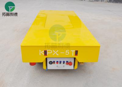 China Large Capacity Warehouse Battery Drive Transfer Cart Supplier On Rail for sale