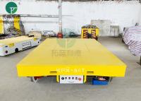 China Steel Industry Flatbed Electric Rail 50t Transfer Cart With Wheels for sale