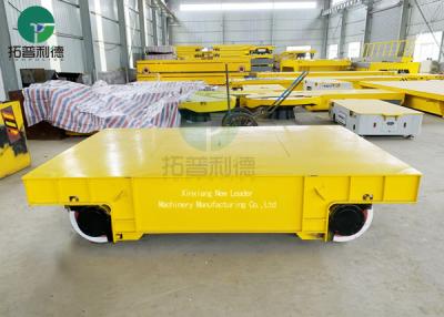 China Factory 35t Steel Pipe Electrical Cast Wheel Transfer Car On Rail for sale