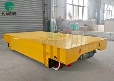 China Heavy Loading 30t Battery Power Railway Steel Beam Transfer Trailer for sale
