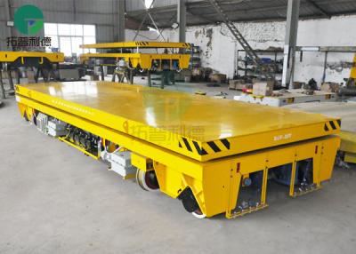 China 20T lead-acid battery indoor cargo handling rail transfer trolley for sale