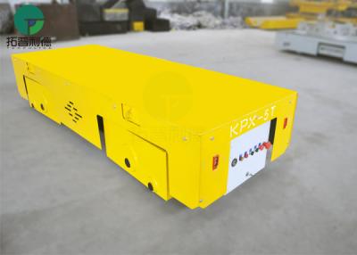 China Battery Power Painting Line Factory Motorised Transfer Carts On Rail for sale