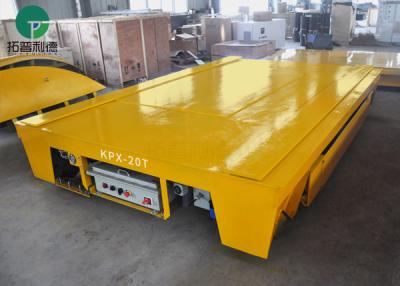China Two Batteries Electric Material Handling 15ton Die Transfer Rail Cart for sale